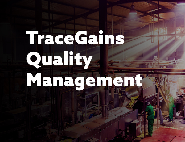 Quality Management — TraceGains